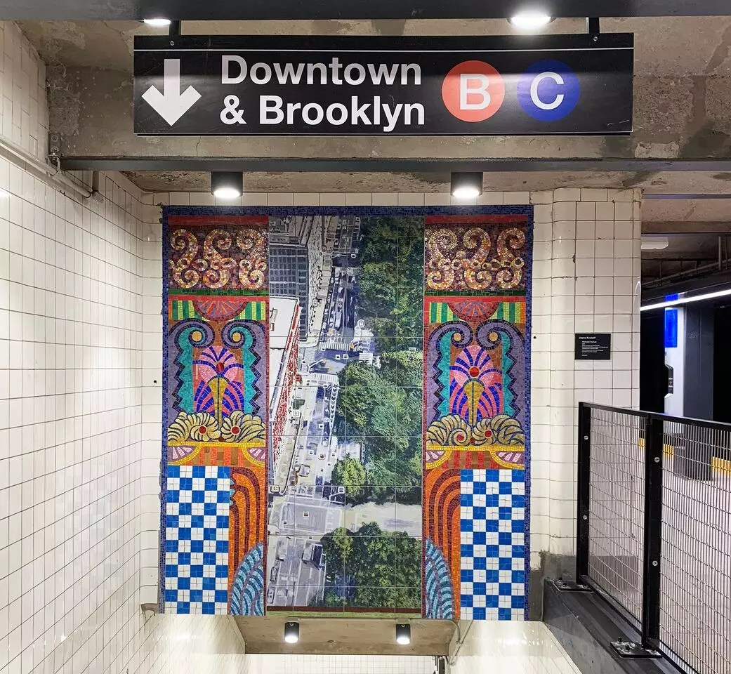 86th street, joyce kozloff, nyc metro art