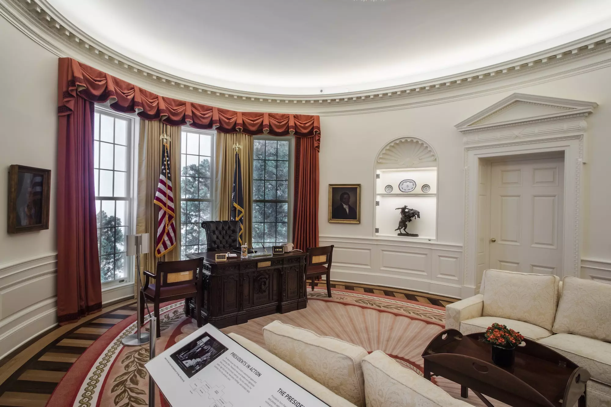 Oval Office replica inovhura kuNew-York Historical Society 7157_1