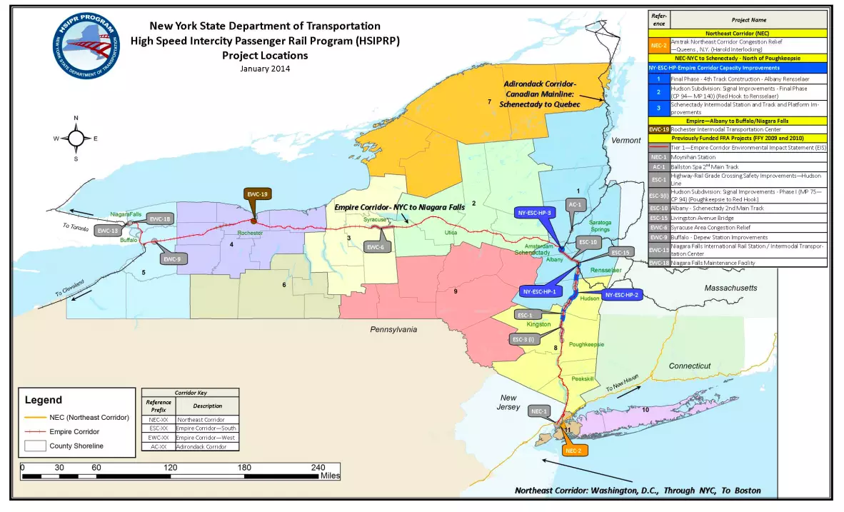 Куомо відновлює пропозицію щодо створення швидкісної залізниці в Нью-Йорку 7587_2