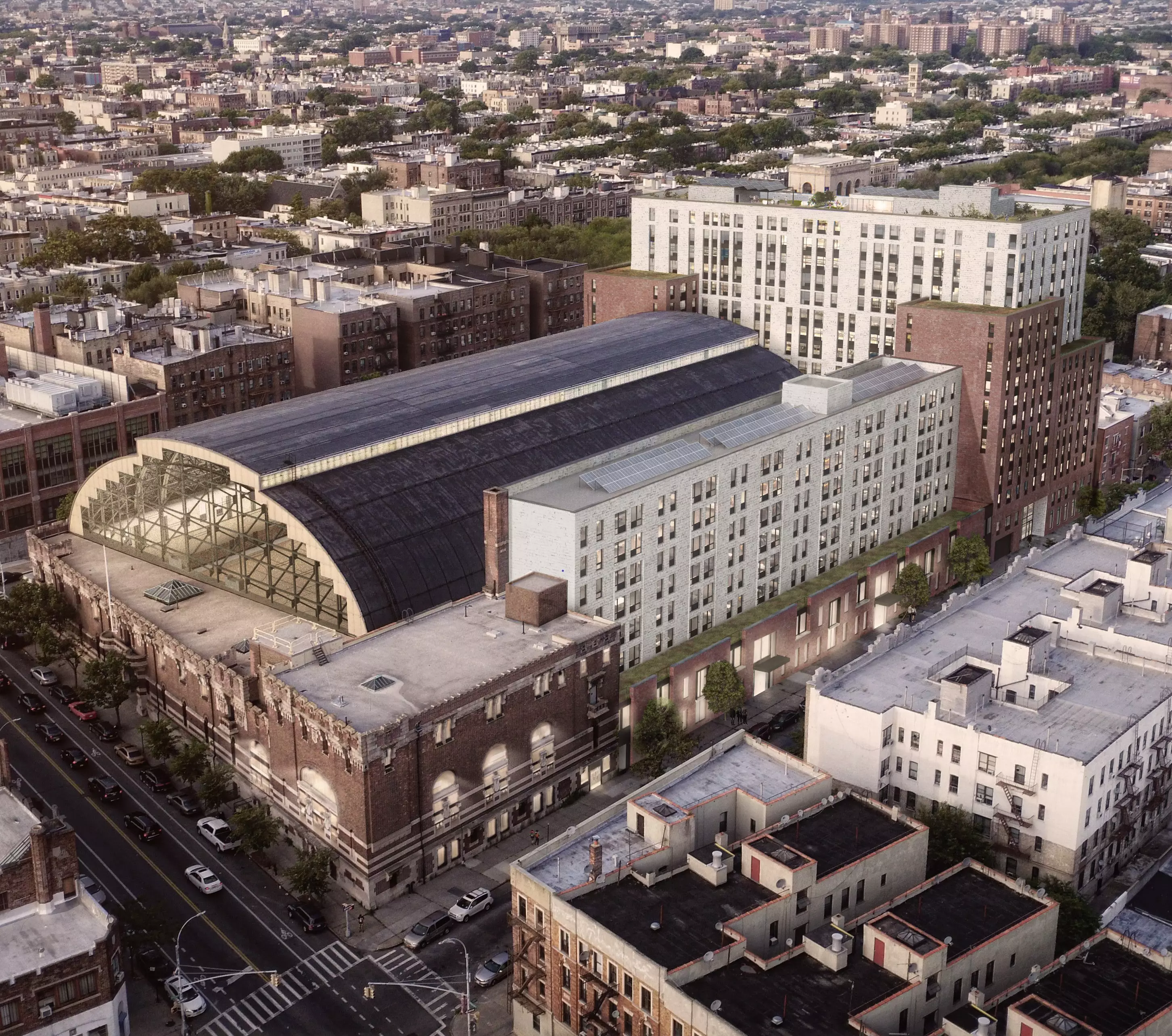 Proyek pembangunan kembali Bedford Union Armory di Crown Heights telah dimulai 7709_1