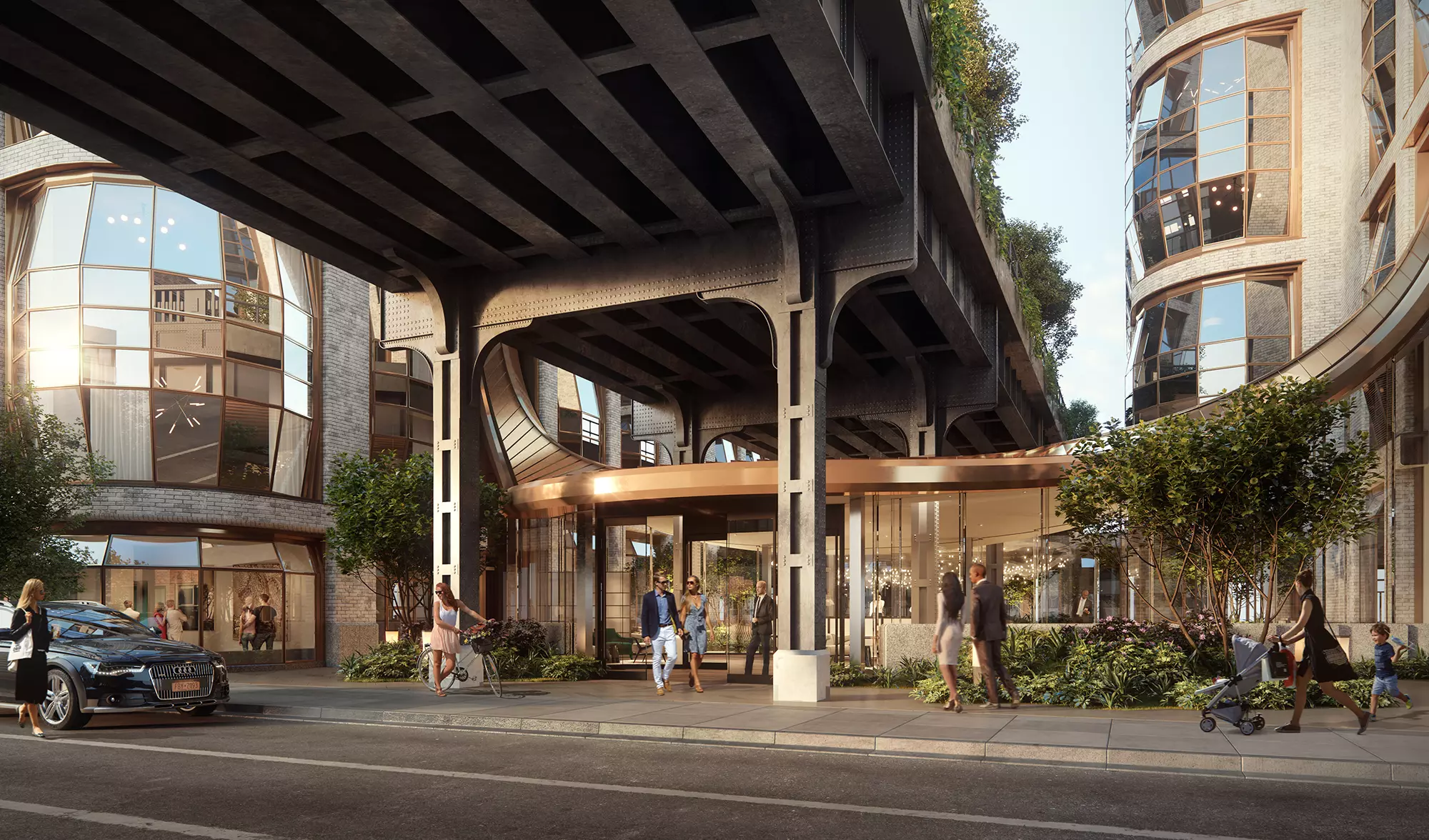 Penampilan anyar pikeun condo lantern House Thomas Heatherwick anu unik di Jalur Tinggi 7788_1