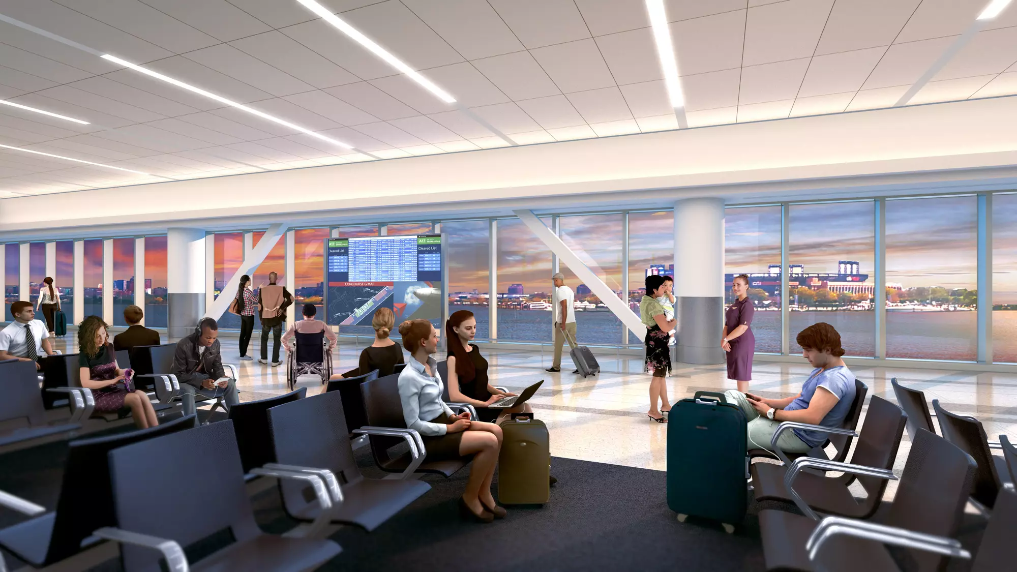 $8B ओवरहाल के हिस्से के रूप में पहला नया डेल्टा कॉन्कोर्स अगले सप्ताह लागार्डिया हवाई अड्डे पर खुलेगा 8106_4