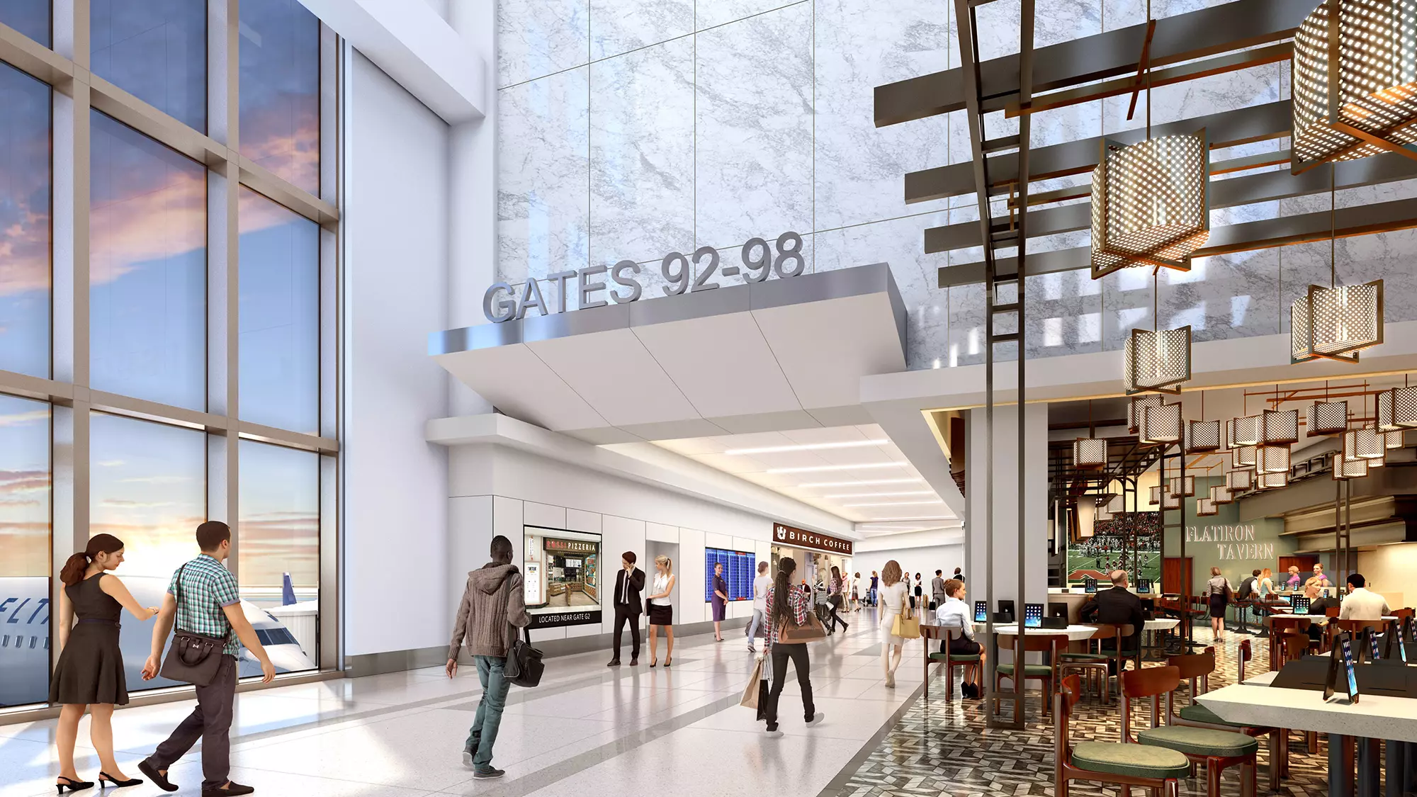$8B ओवरहाल के हिस्से के रूप में पहला नया डेल्टा कॉन्कोर्स अगले सप्ताह लागार्डिया हवाई अड्डे पर खुलेगा 8106_5