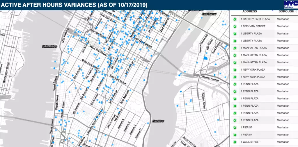 DOB 在全市發布新的交互式地圖跟踪下班後施工許可證 8218_2