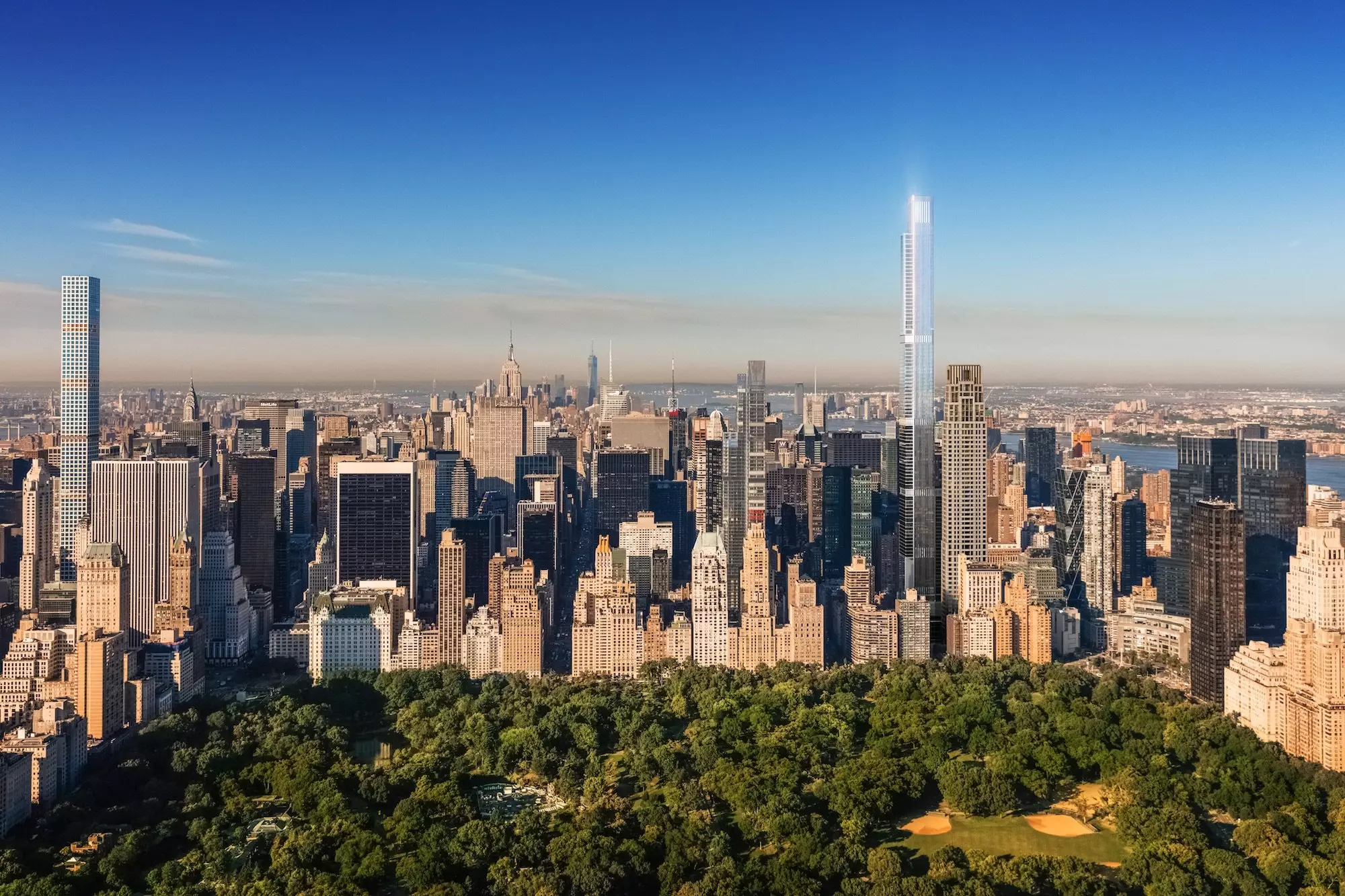 Bangunan kediaman tertinggi di dunia, Menara Central Park, mencapai ketinggian 1,550 kaki 8532_7