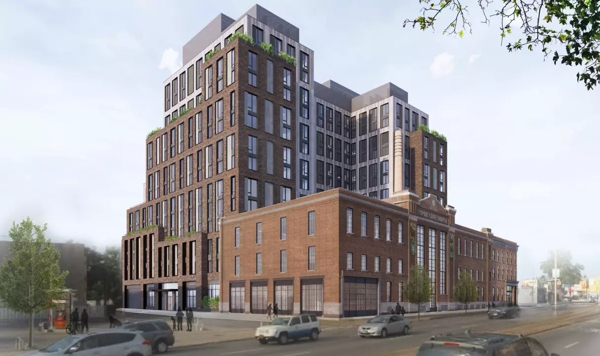 LPC godkender 14-etagers kompleks bag East New Yorks skelsættende Empire State Dairy-bygning 8810_1
