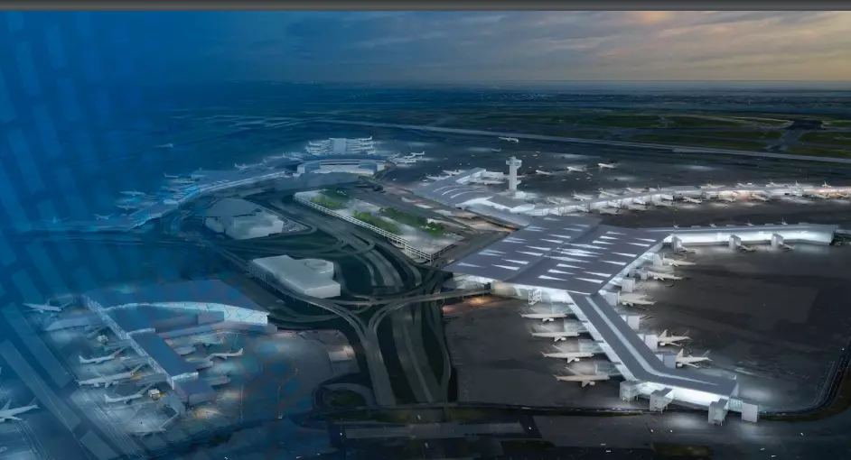 JFK Central, new yorkin ja new jerseyn satamaviranomainen, jfk:n lentokenttä, kuljetus, suunnittelu