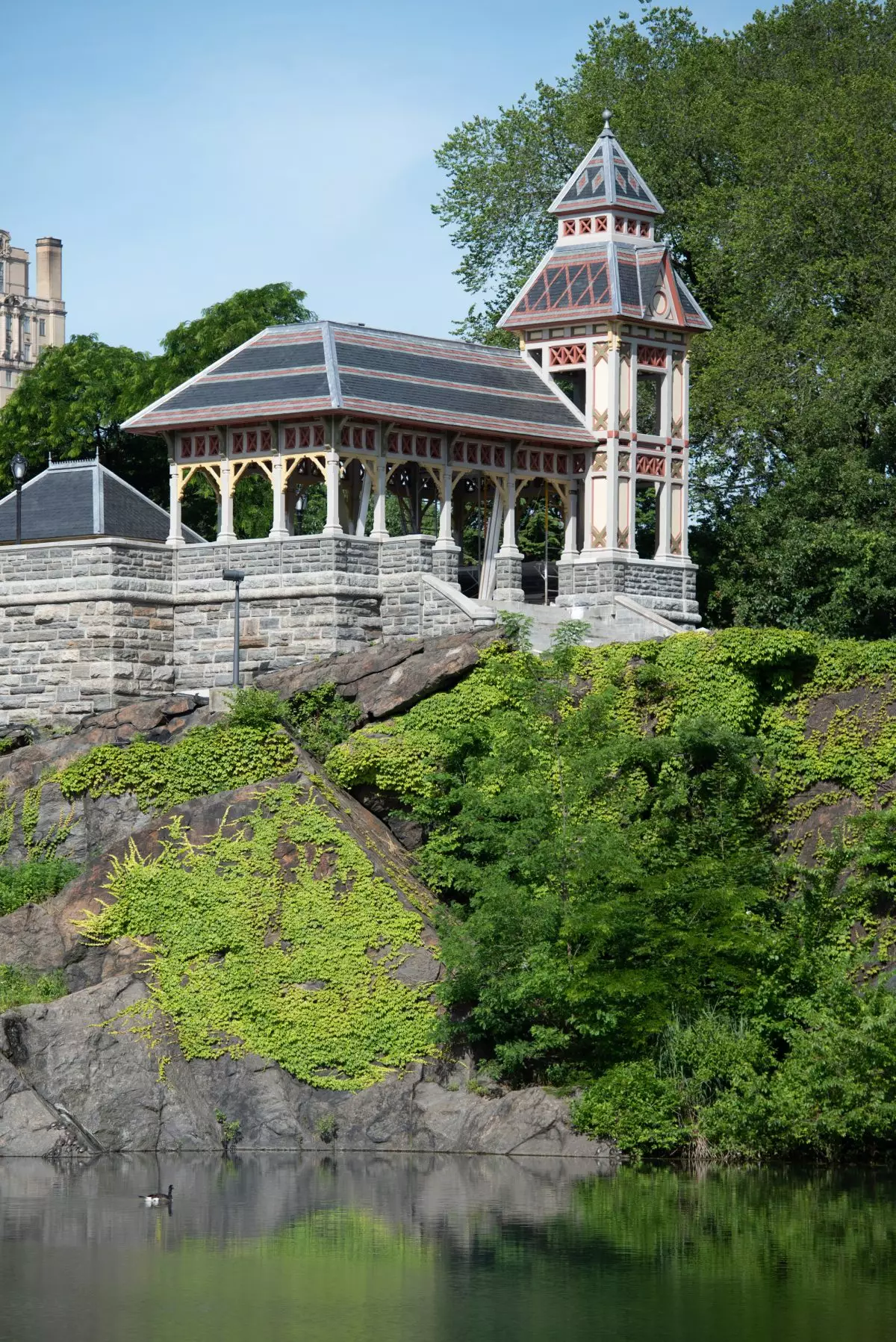Castelo Belvedere, Central Park, O Belvedere