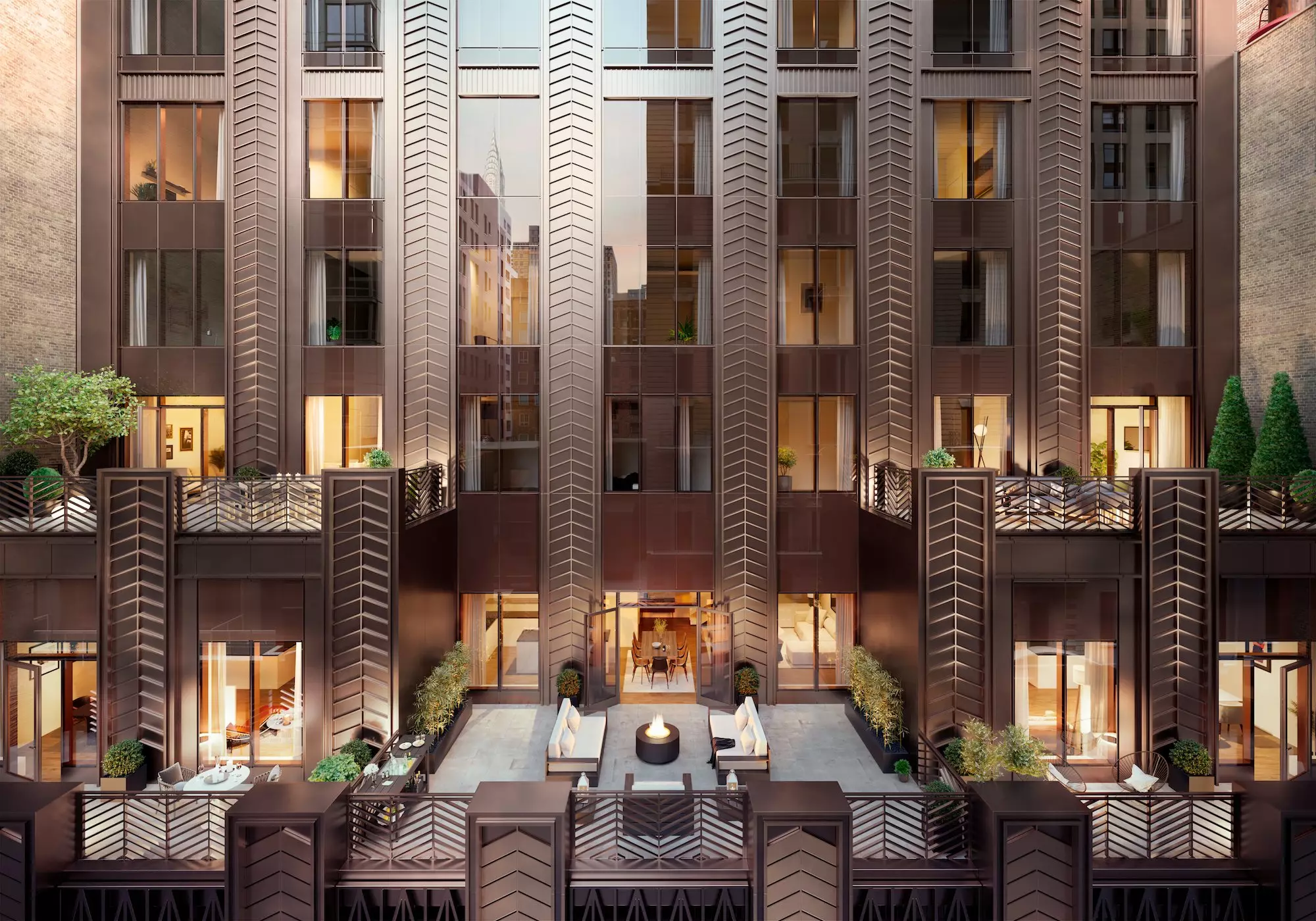 Rockefeller Centerin kehittäjä paljastaa uusia Art Deco -näkymiä ensimmäisestä asuintornistaan Nomadissa 9709_1