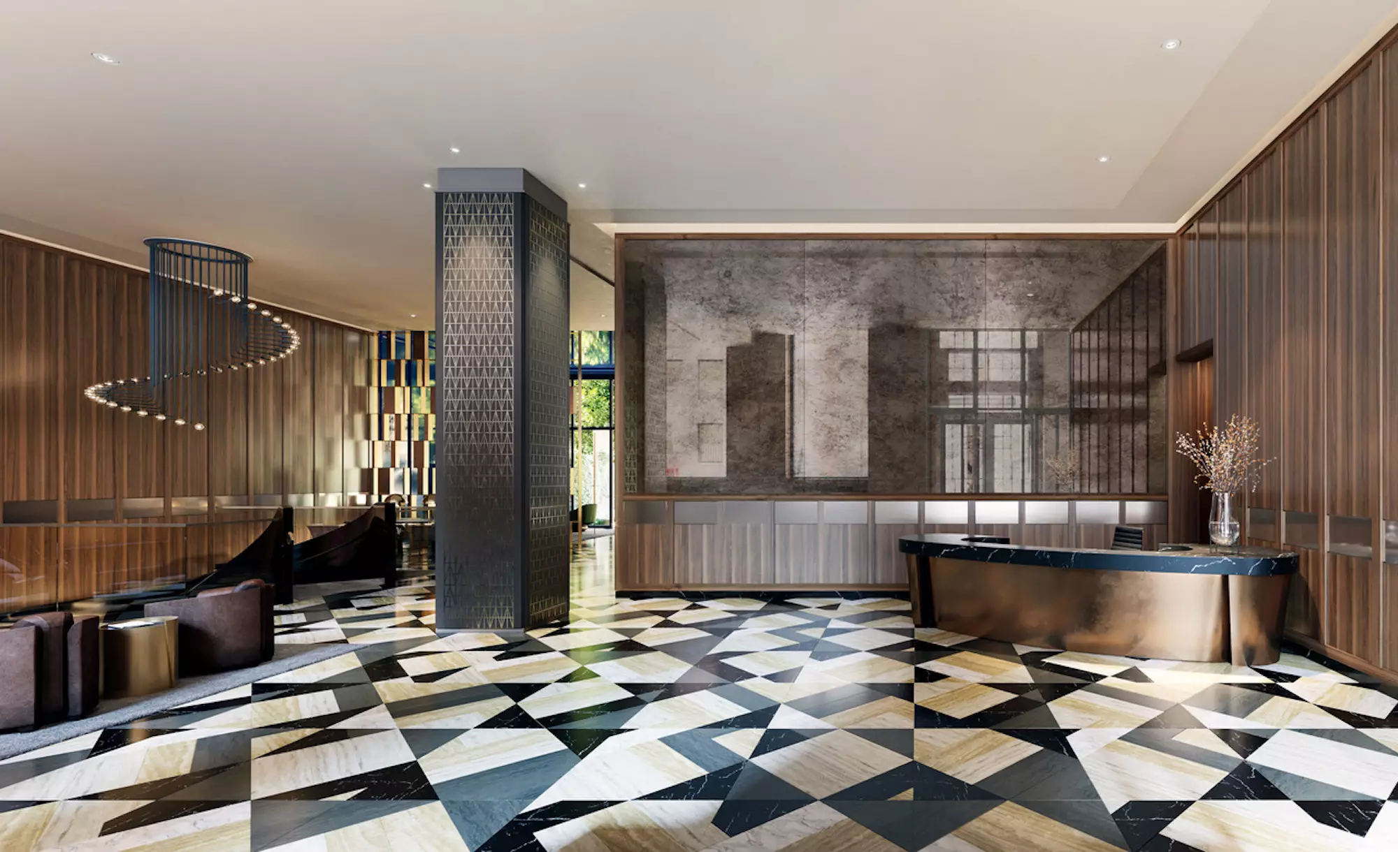 Rockefeller Centerin kehittäjä paljastaa uusia Art Deco -näkymiä ensimmäisestä asuintornistaan Nomadissa 9709_5