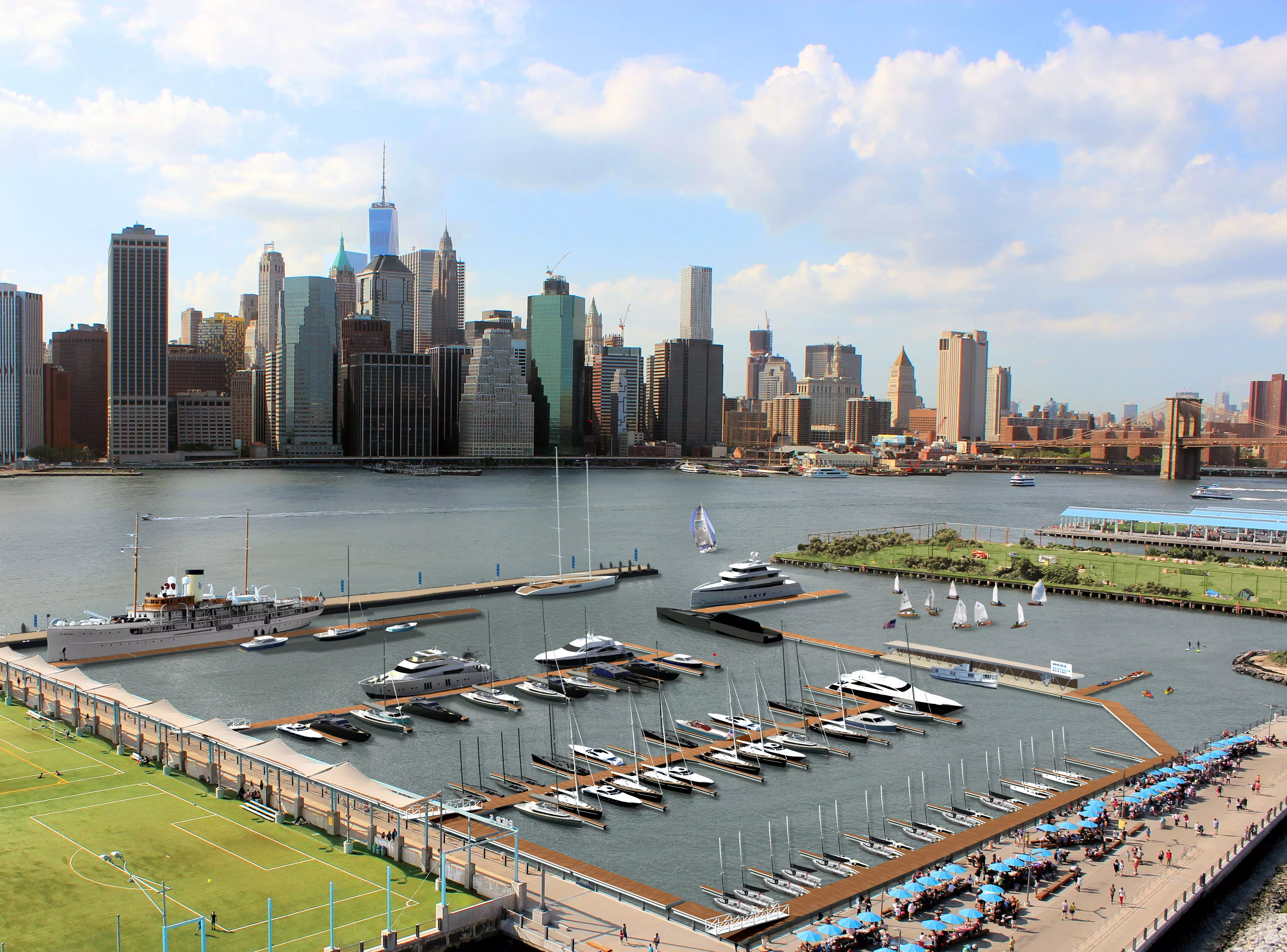 A primeira marina da cidade em 50 anos está chegando ao Brooklyn Bridge Park 9849_1