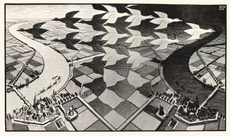 Escher, guía de arte de primavera