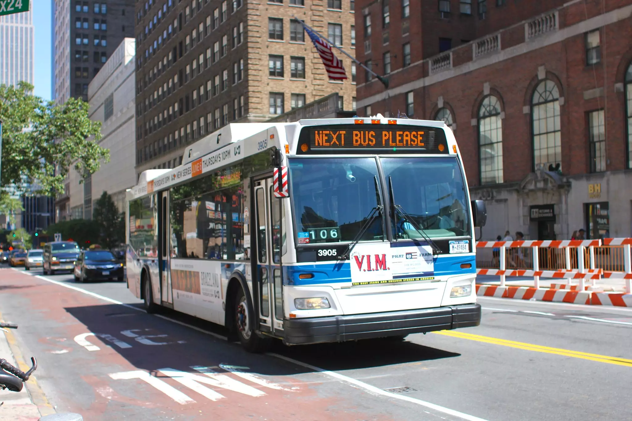 La voie de bus de la 14e rue est de retour, les véhicules privés seront interdits pendant l'arrêt du train L 9960_1