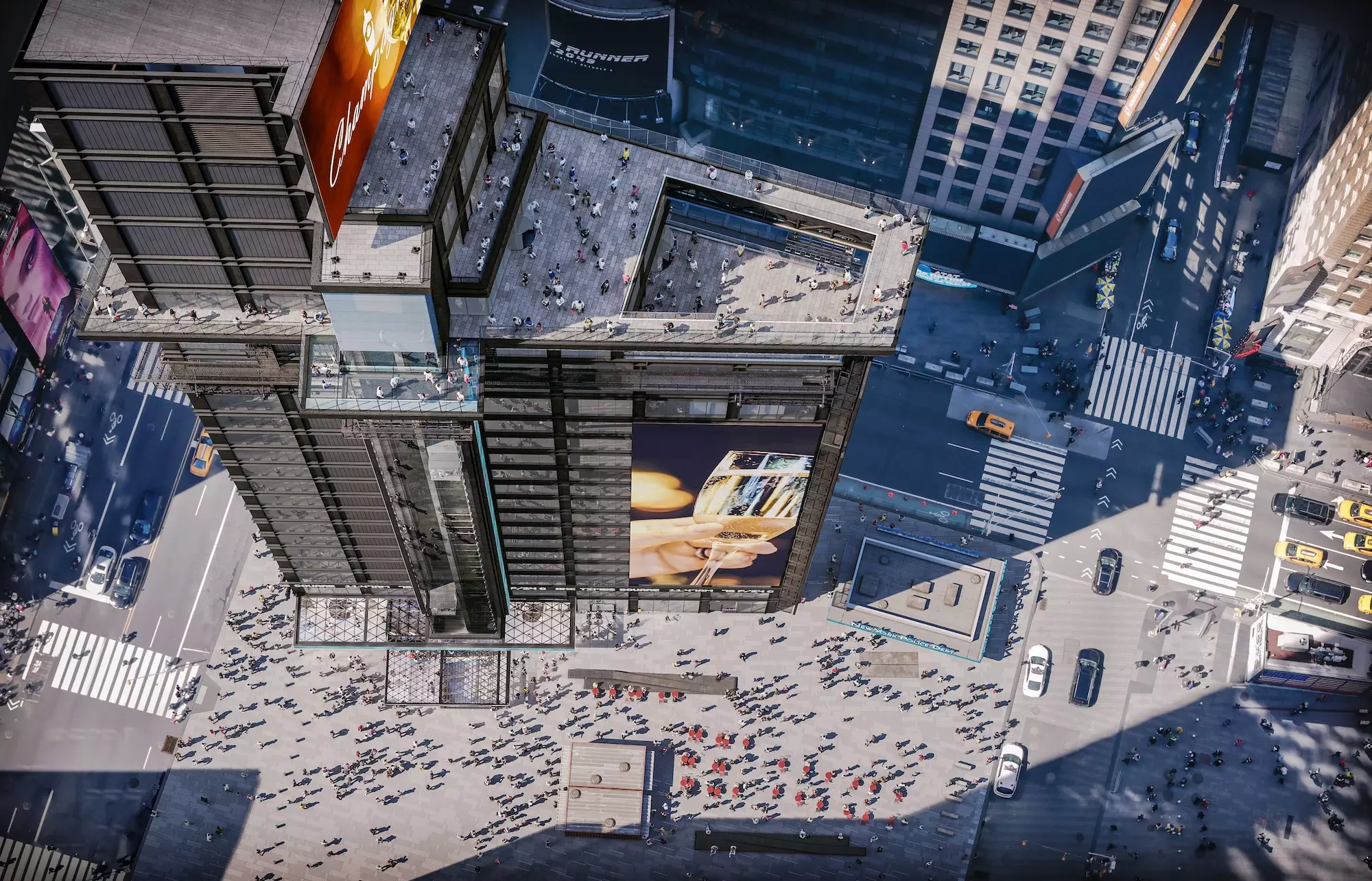 La renovación de $500 millones de One Times Square incluye una plataforma de observación al aire libre, un museo e incluso más anuncios 9_4
